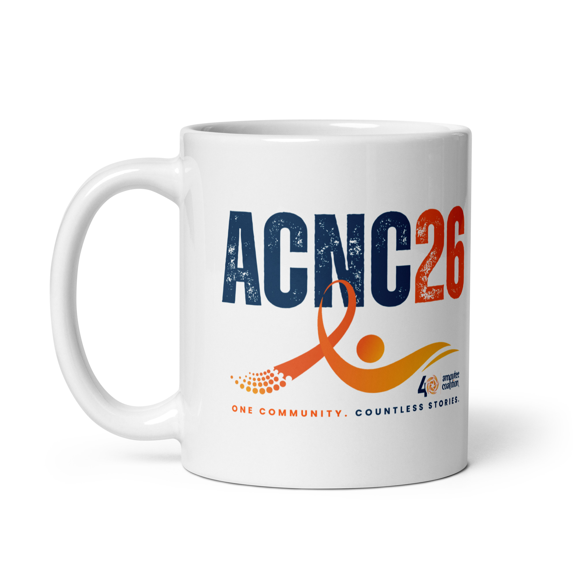 ACNC White Glossy Mug – Amputee Coalition